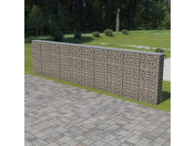 Click here for vidaXL Gabion Basket with Lids  236.2x11.8x59.1 In... prices