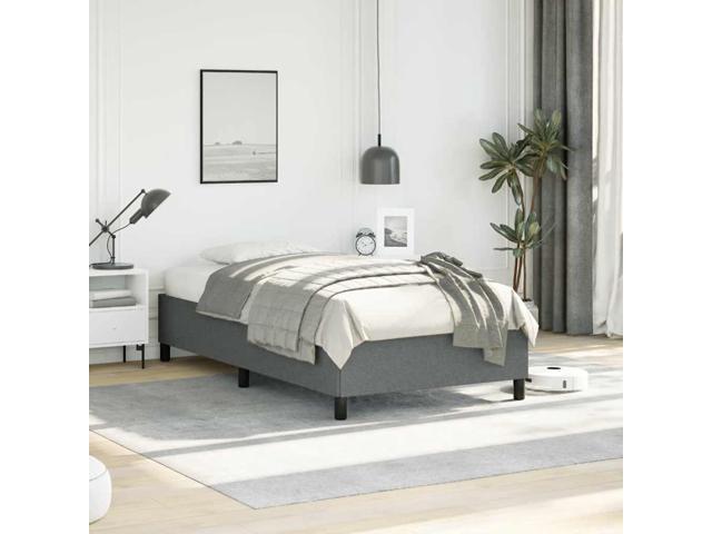 Click here for vidaXL Twin Size Bed Frame with Plywood Slats  Pla... prices