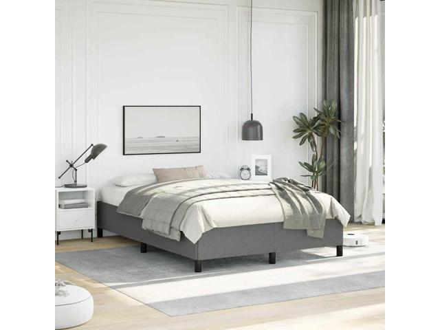 Click here for vidaXL Full Size Bed Frame with Plywood Slats  Pla... prices