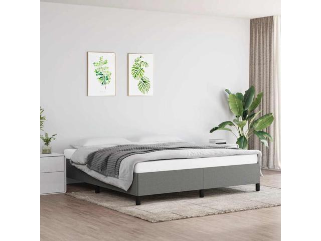 Click here for vidaXL King Size Bed Frame with Plywood Slats  Pla... prices