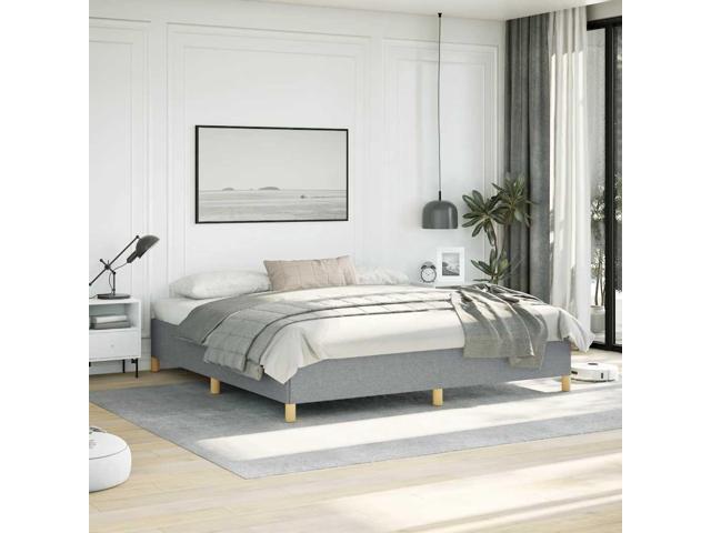 Click here for vidaXL King Size Bed Frame with Plywood Slats  Pla... prices