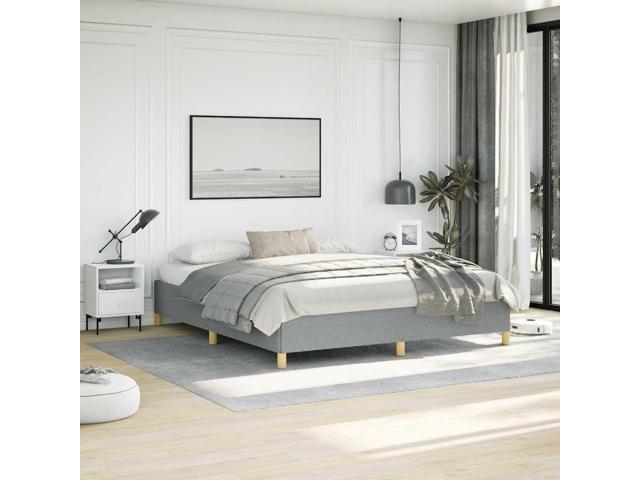 Click here for vidaXL California King Size Bed Frame with Plywood... prices