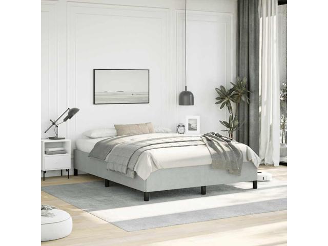 Click here for vidaXL Queen Size Bed Frame with Plywood Slats  Pl... prices