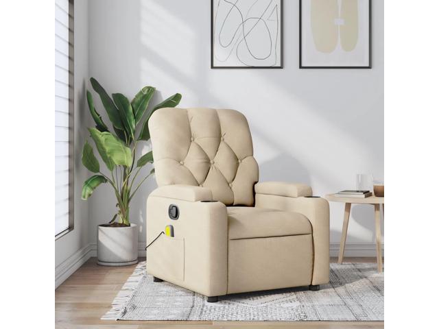 Click here for vidaXL Fabric Massage Recliner Chair for Living Ro... prices