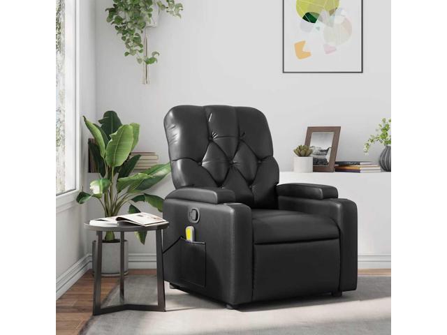 Click here for vidaXL Leather Massage Recliner Chair for Living R... prices