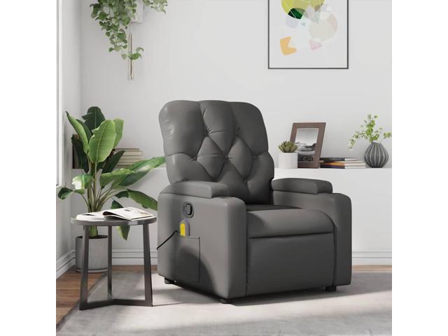 Click here for vidaXL Leather Massage Recliner Chair for Living R... prices