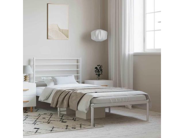 Click here for vidaXL 12 Inch Twin XL Metal Bed Frame with Headbo... prices