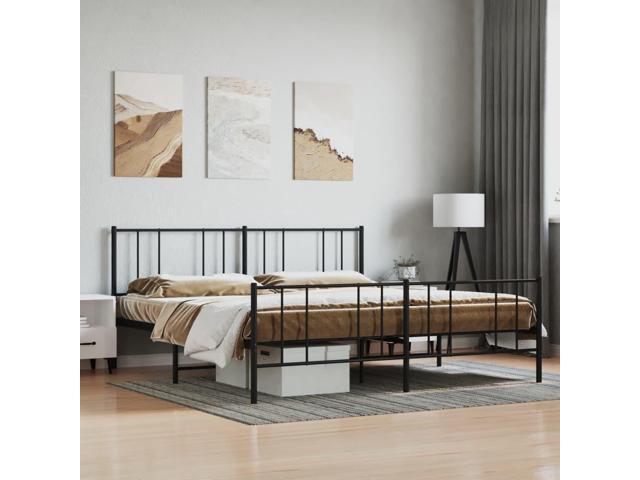 Click here for vidaXL 12 Inch California King Metal Bed Frame wit... prices