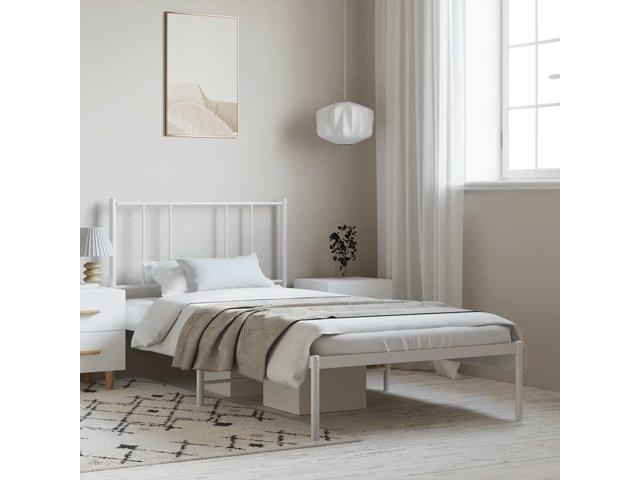 Click here for vidaXL 12 Inch Twin XL Metal Bed Frame with Headbo... prices