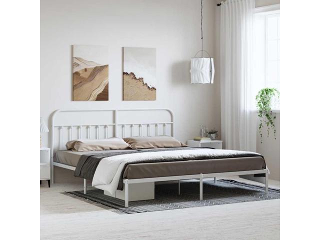 Click here for vidaXL 12 Inch California King Metal Bed Frame wit... prices