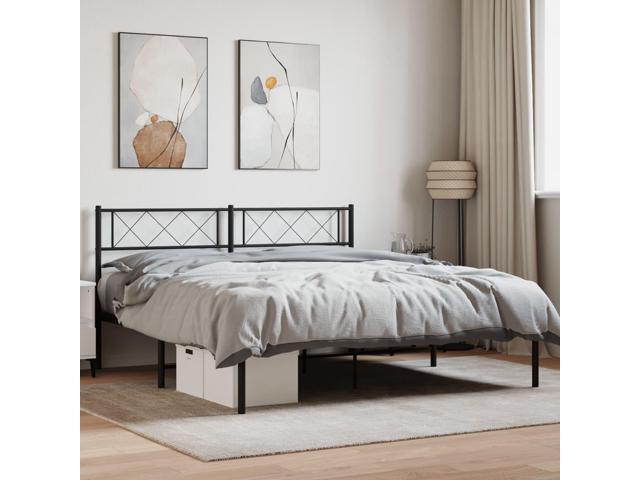 Click here for vidaXL 12 Metal Full Bed Frames with Headboard  Pl... prices