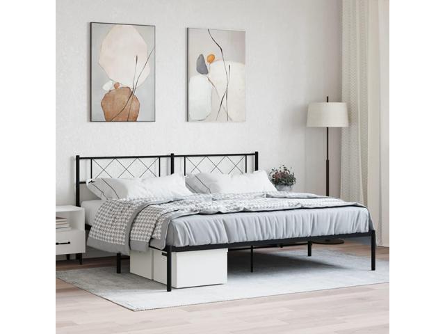 Click here for vidaXL 12 King Metal Bed Frames with Headboard  Pl... prices