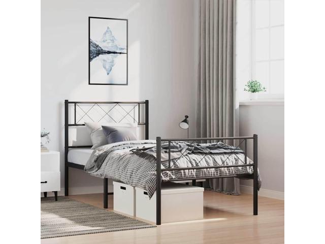 Click here for vidaXL 12 Metal Twin XL Bed Frames with Headboard... prices