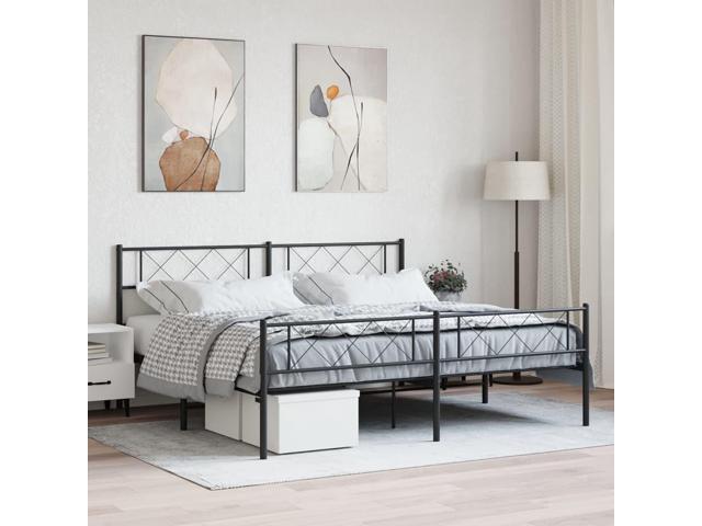 Click here for vidaXL 12 California King Metal Bed Frames with He... prices