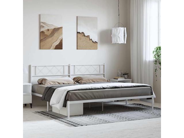 Click here for vidaXL 12 King Metal Bed Frames with Headboard  Pl... prices