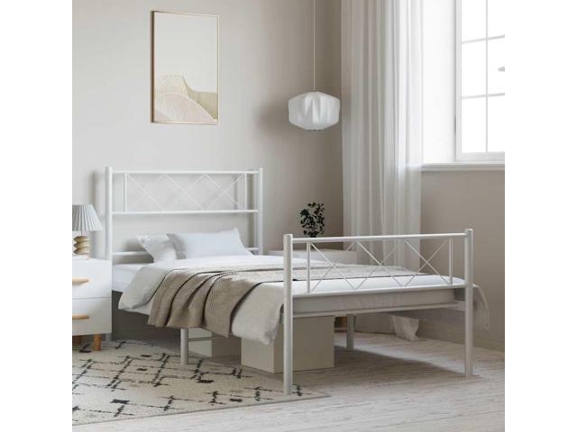 Click here for vidaXL 12 Metal Twin XL Bed Frames with Headboard... prices