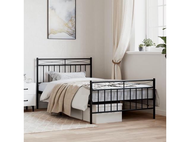 Click here for vidaXL 11 Metal Twin XL Bed Frames with Headboard... prices