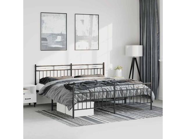 Click here for vidaXL 11 King Metal Bed Frames with Headboard  Pl... prices