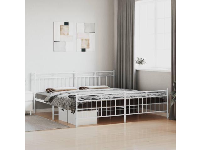 Click here for vidaXL 11 King Metal Bed Frames with Headboard and... prices