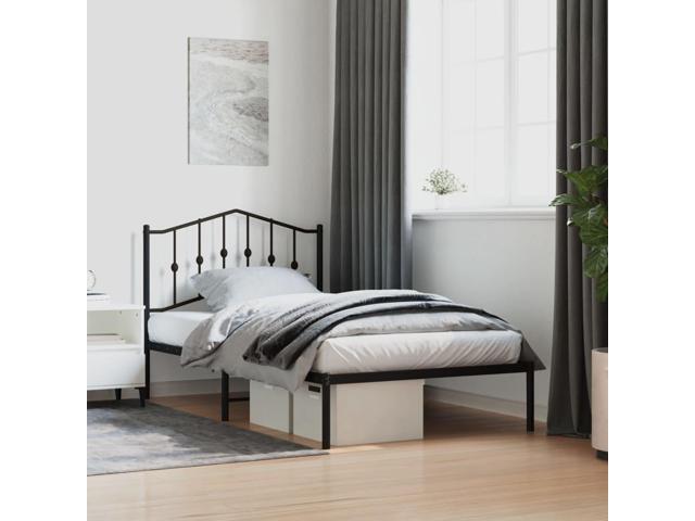 Click here for vidaXL Twin Metal Bed Frame with Headboard and Sta... prices
