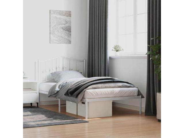 Click here for vidaXL Twin Metal Bed Frame with Headboard and Sta... prices
