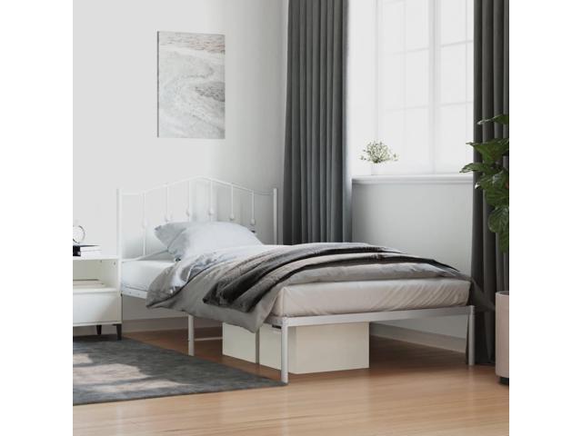 Click here for vidaXL Twin XL Metal Bed Frame with Headboard and... prices