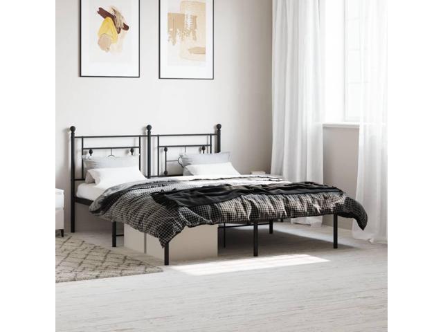 Click here for vidaXL 12 Metal Queen Bed Frames with Headboard  P... prices