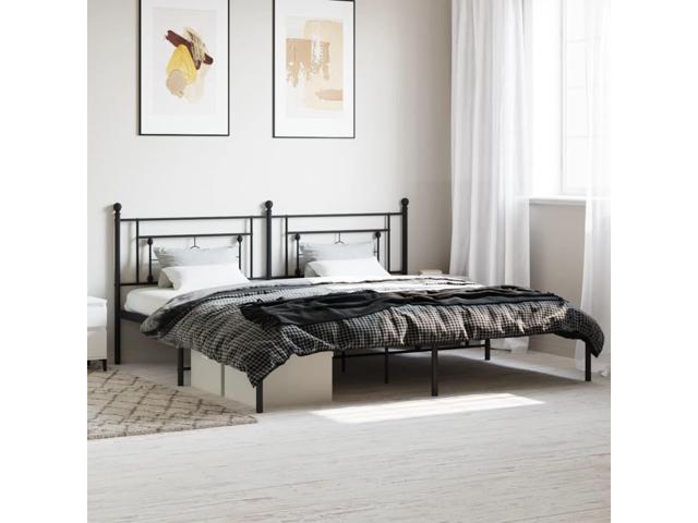 Click here for vidaXL 12 King Metal Bed Frames with Headboard  Pl... prices