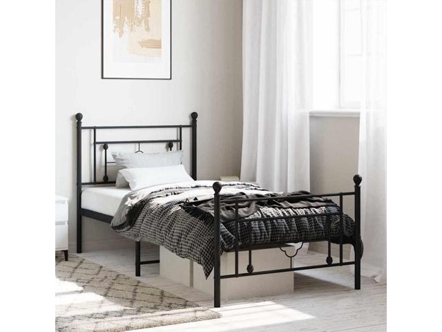 Click here for vidaXL 10 Twin XL Metal Bed Frames with Headboard... prices