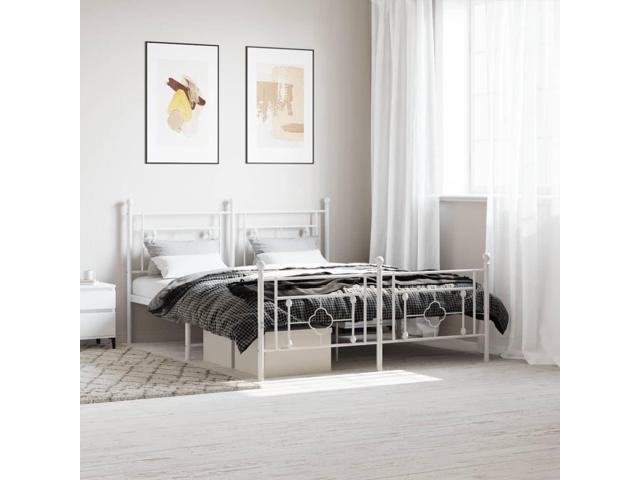 Click here for vidaXL 10 Metal Queen Bed Frames with Headboard an... prices