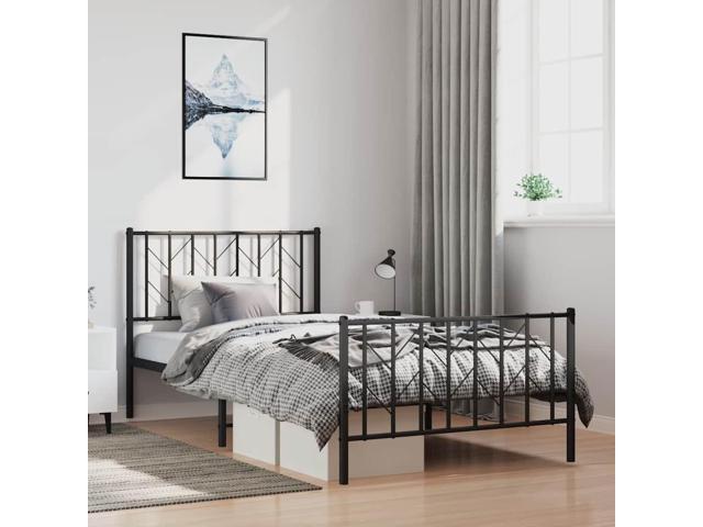 Click here for vidaXL 12 Metal Twin XL Bed Frames with Headboard... prices