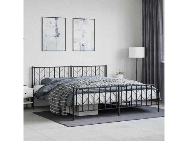 Click here for vidaXL 12 King Metal Bed Frames with Headboard and... prices