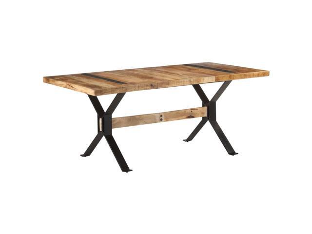 Click here for vidaXL Rough Mango Wood Dining Table Living Room D... prices