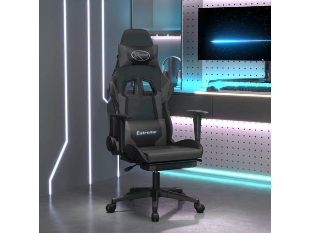 Click here for vidaXL Massage Gaming Chair with Footrest and Head... prices
