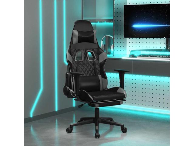 Click here for vidaXL Massage Gaming Chair with Footrest and Head... prices