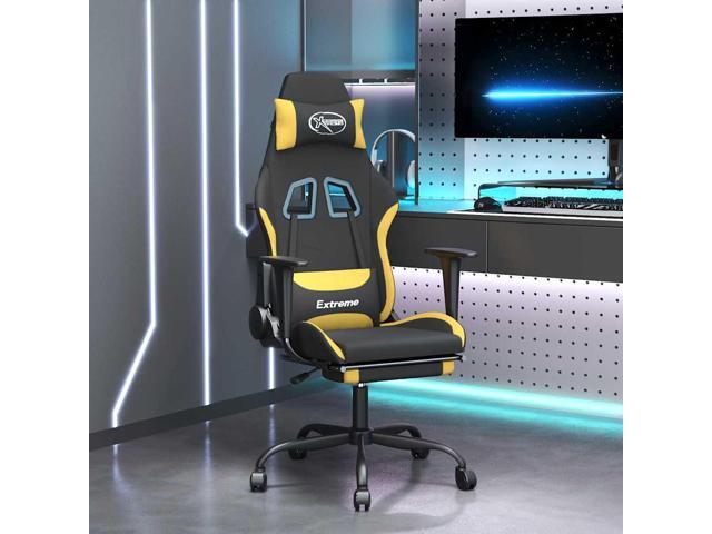 Click here for vidaXL Massage Gaming Chair with Footrest and Head... prices