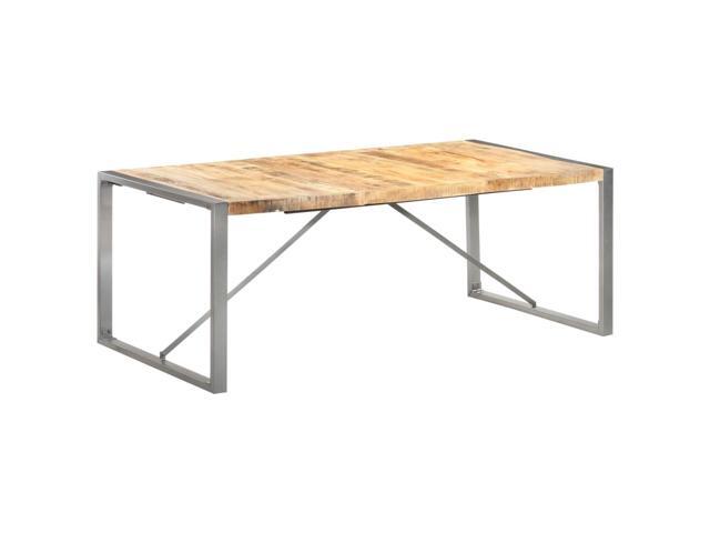 Click here for vidaXL Solid Rough Mango Wood Dining Table 78.7x39... prices