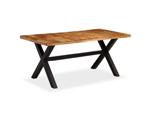 Click here for vidaXL Solid Acacia and Mango Wood Dining Table 70... prices