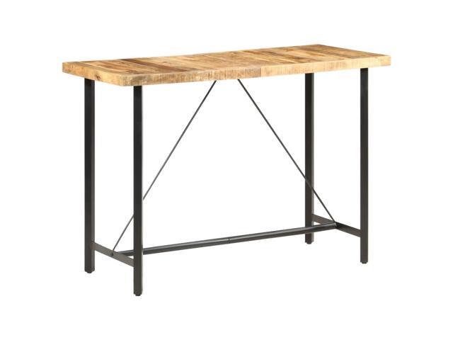 Click here for vidaXL Solid Rough Mango Wood Bar Table 59.1 Kitch... prices