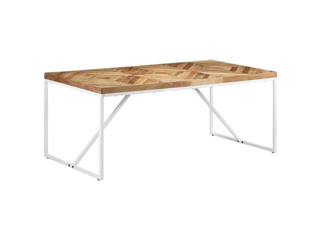 Click here for vidaXL Solid Acacia and Mango Wood Dining Table 70... prices