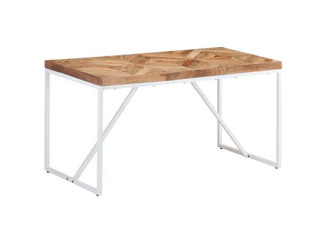 Click here for vidaXL Solid Acacia and Mango Wood Dining Table 55... prices