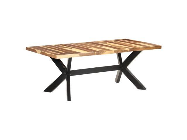 Click here for vidaXL Solid Wood Dining Table 78.7x39.4 with Hone... prices