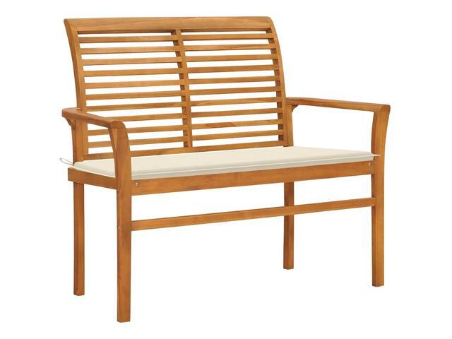 Click here for vidaXL Outdoor Patio Bench Garden Bench with Cream... prices