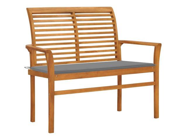Click here for vidaXL Outdoor Patio Bench Garden Bench with Gray... prices