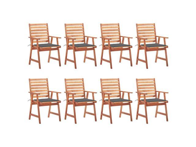 Click here for vidaXL Patio Dining Chairs 8 Pcs Outdoor Chair wit... prices