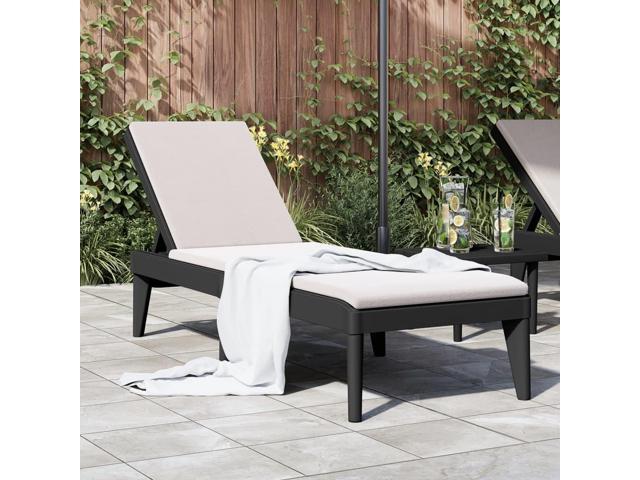 Click here for Sun Lounger Anthracite 100 Polypropylene Standard... prices