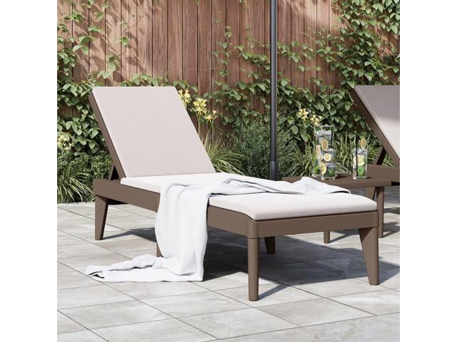 Click here for Sun Lounger Brown Polypropylene Standard Uv-resist... prices