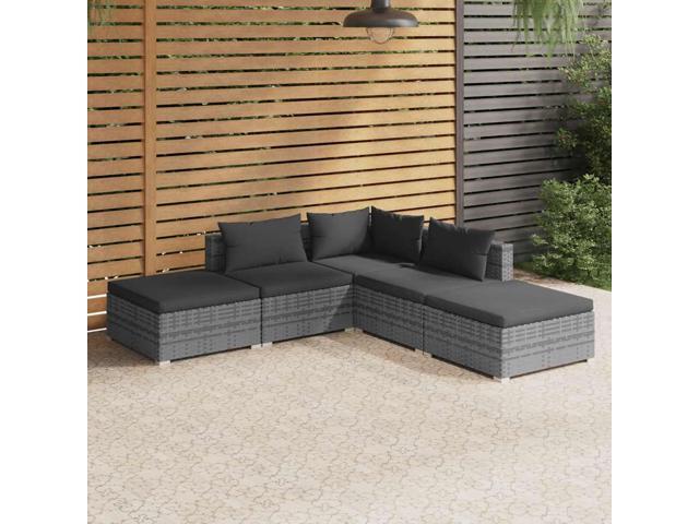 Click here for vidaXL Patio Lounge Set Outdoor Sectional Sofa Set... prices
