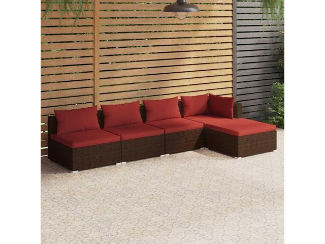 Click here for vidaXL Patio Lounge Set Outdoor Sectional Sofa Set... prices