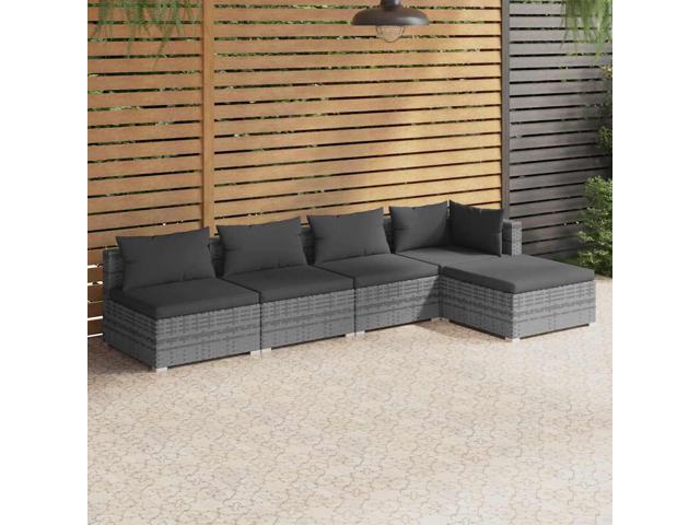 Click here for vidaXL Patio Lounge Set Outdoor Sectional Sofa Set... prices